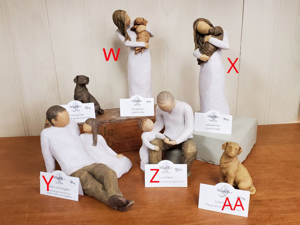 Willow Tree Sculptures - Dogs, Dads & Granddads - E's Florals